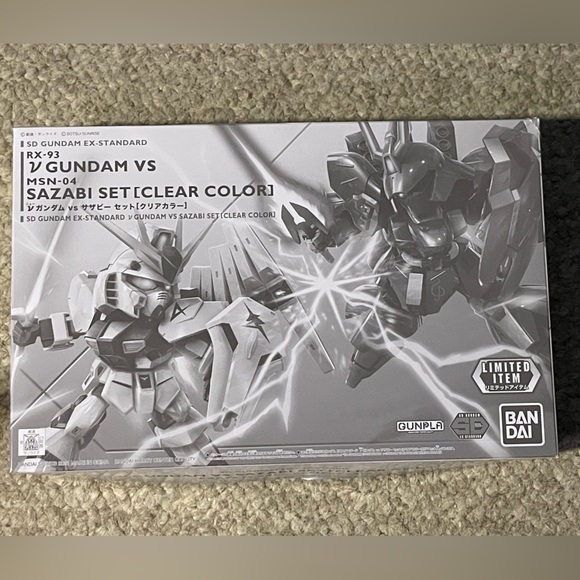 Bandai Namco | Toys | Bandai Rx93 V Gundam Vs Sazabi Set Clear Color ...